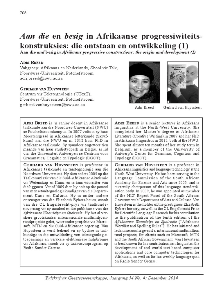 Konstruksies: Die Ontstaan en Ontwikkeling | PDF