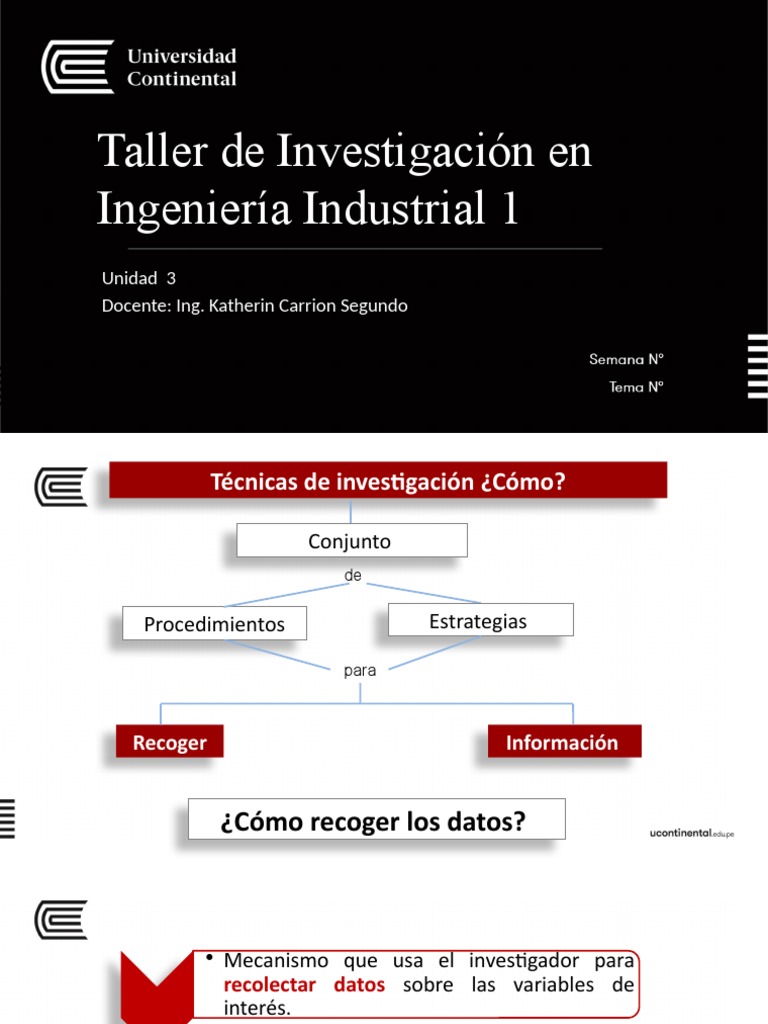 Diapositivas Tecnicas e Instrumentos | PDF | Metodología de encuesta ...