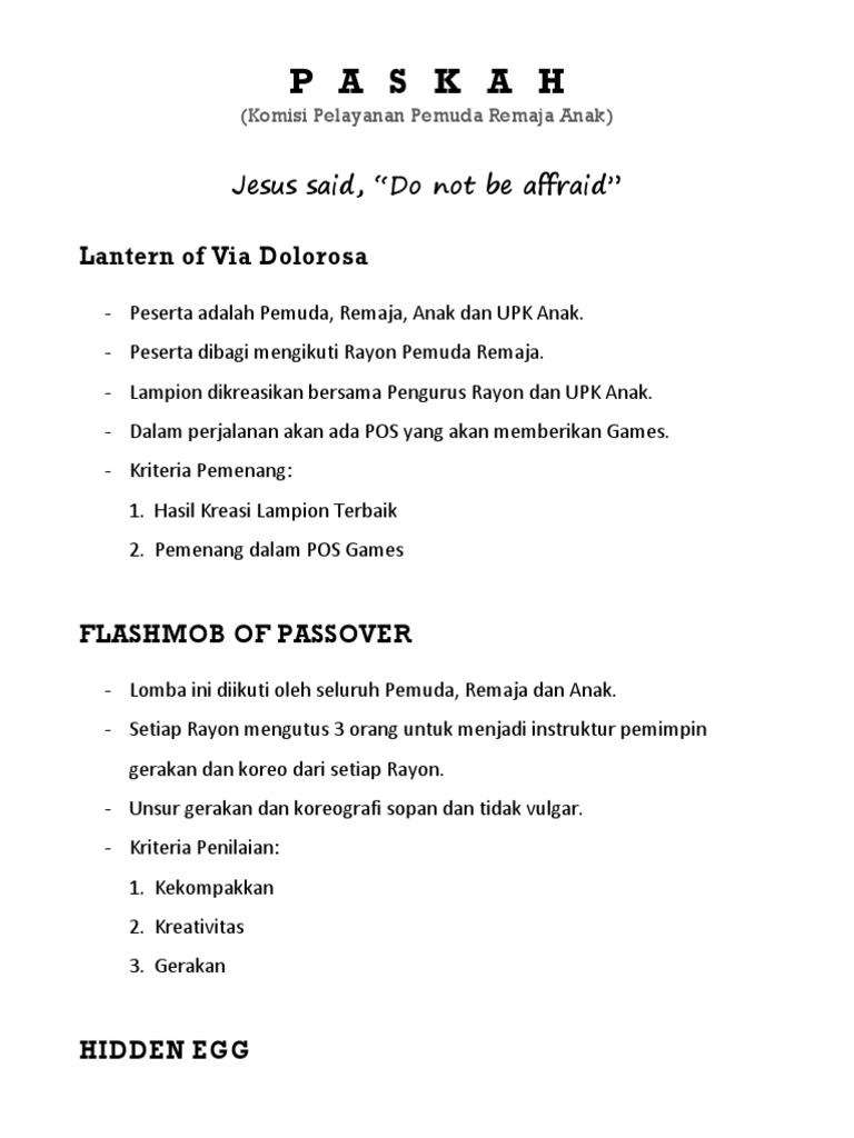 PASKAH | PDF