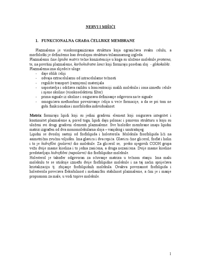 Fiziologija | PDF
