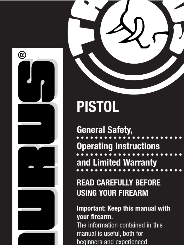Taurus pt92 pt99 | PDF | Trigger (Firearms) | Cartridge (Firearms)