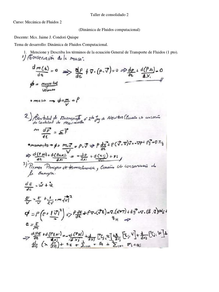 Consolidado 2 | PDF | Mecánica de fluidos | Aerodinámica