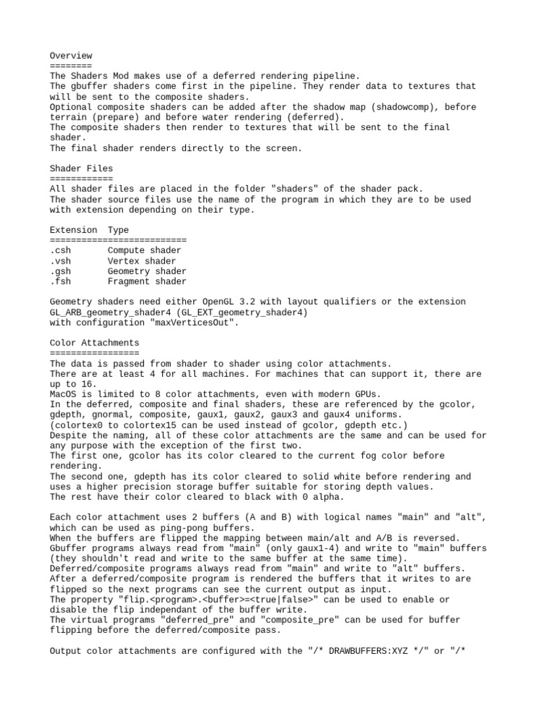 Untitled | PDF | Shader | Graphics