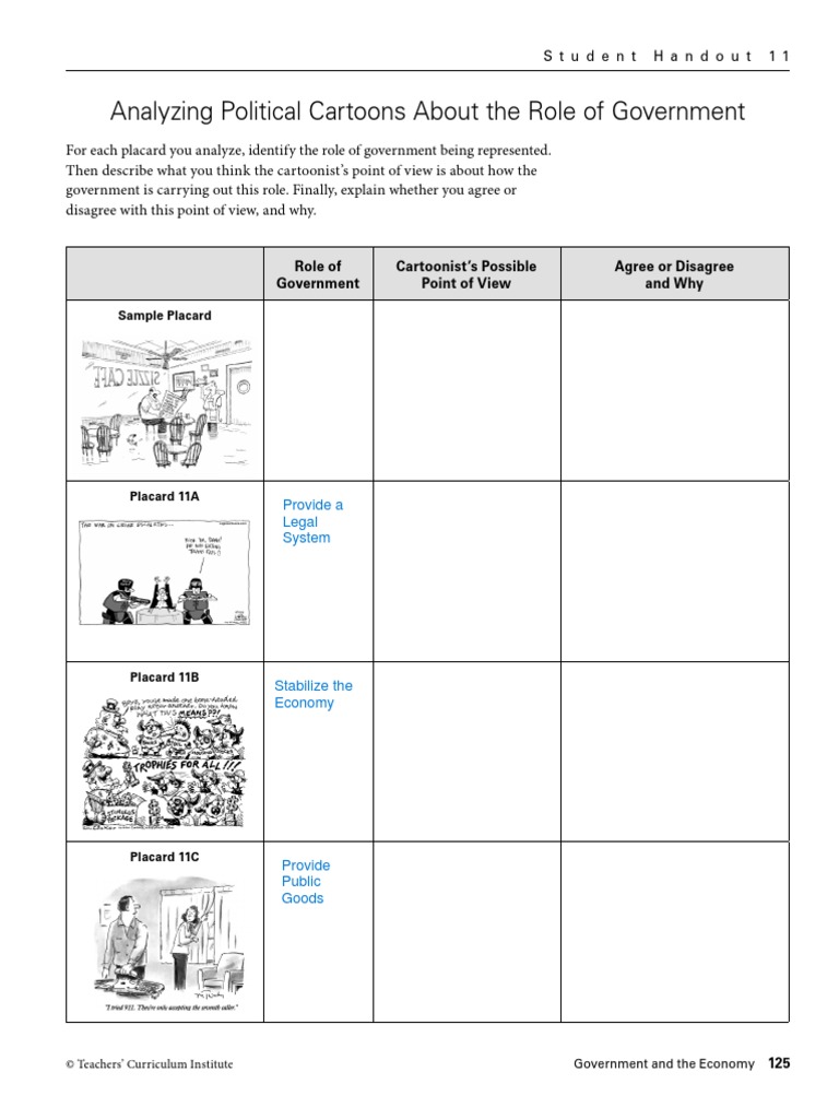 Government and The Economy Student Handout | PDF | Economies | Economics