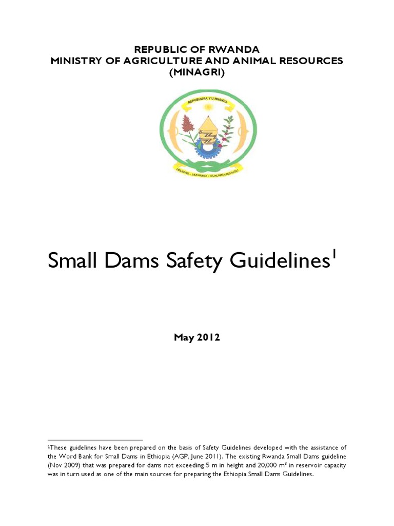 Updated Rwanda Small Dams Safety Guidelines July 2014 | PDF | Dam ...