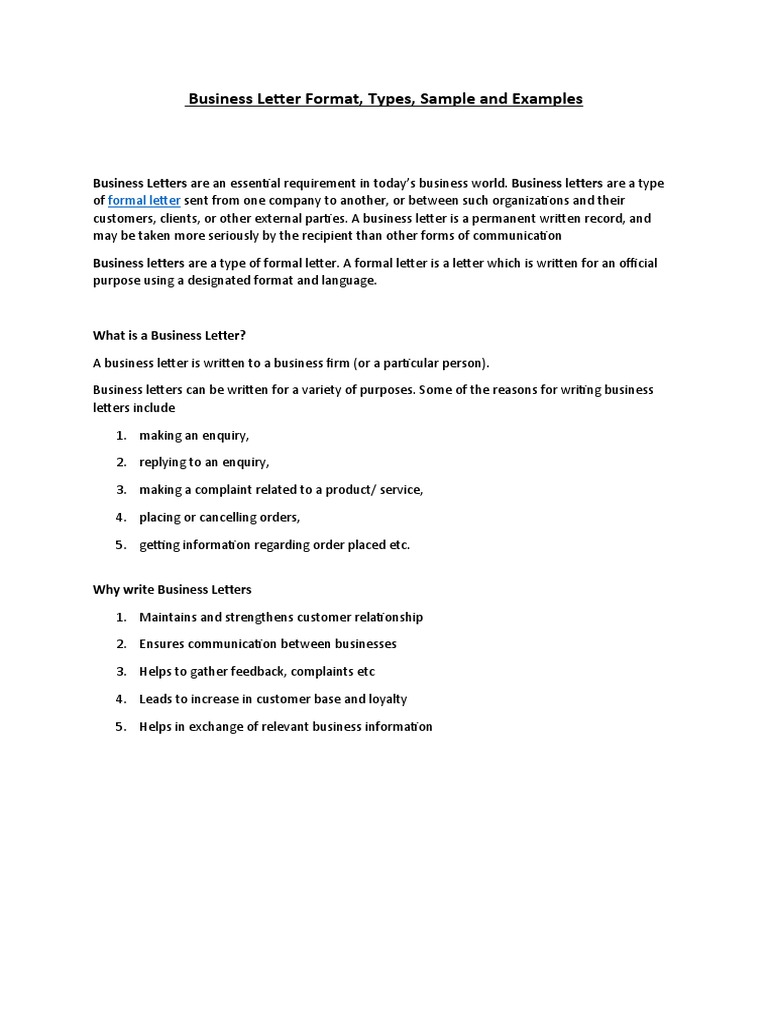 Business Letters Types and Sample Drafting | PDF | Sales | World Wide Web