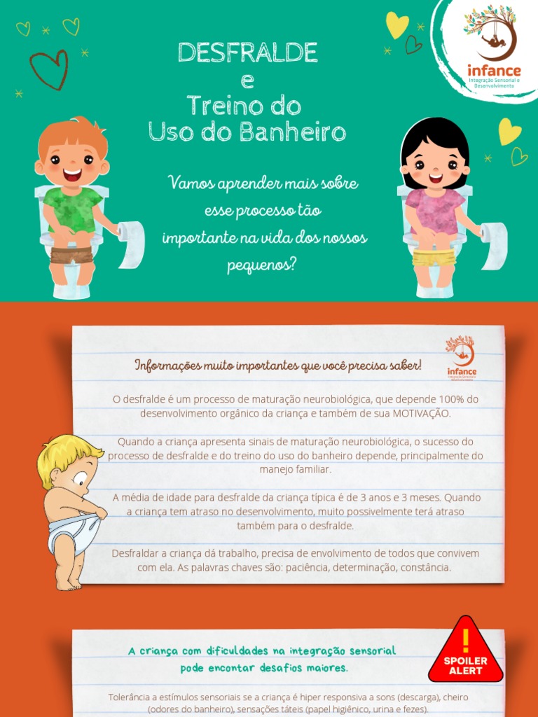 Desfralde e Treino Do Uso Do Banheiro | Download grátis PDF | Roupas | Banheiro