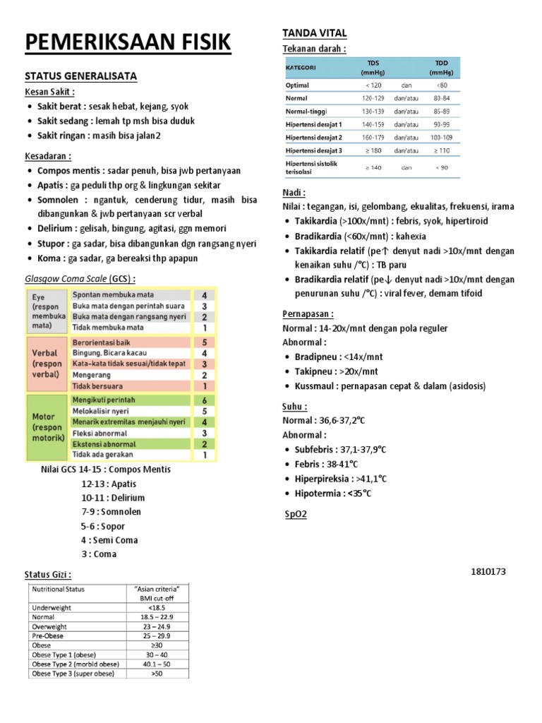 Pemeriksaan Fisik Ipd | PDF