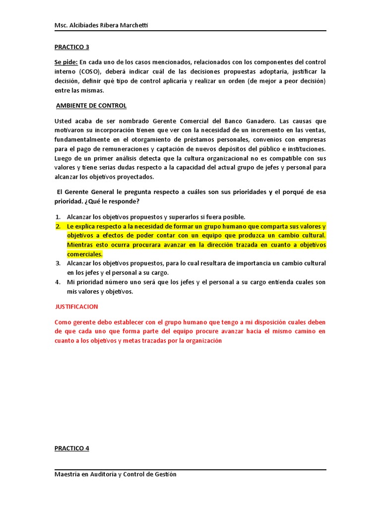 CASOS CONTROL - EN AULA - 02 - Ok | PDF | Auditoría | Economias