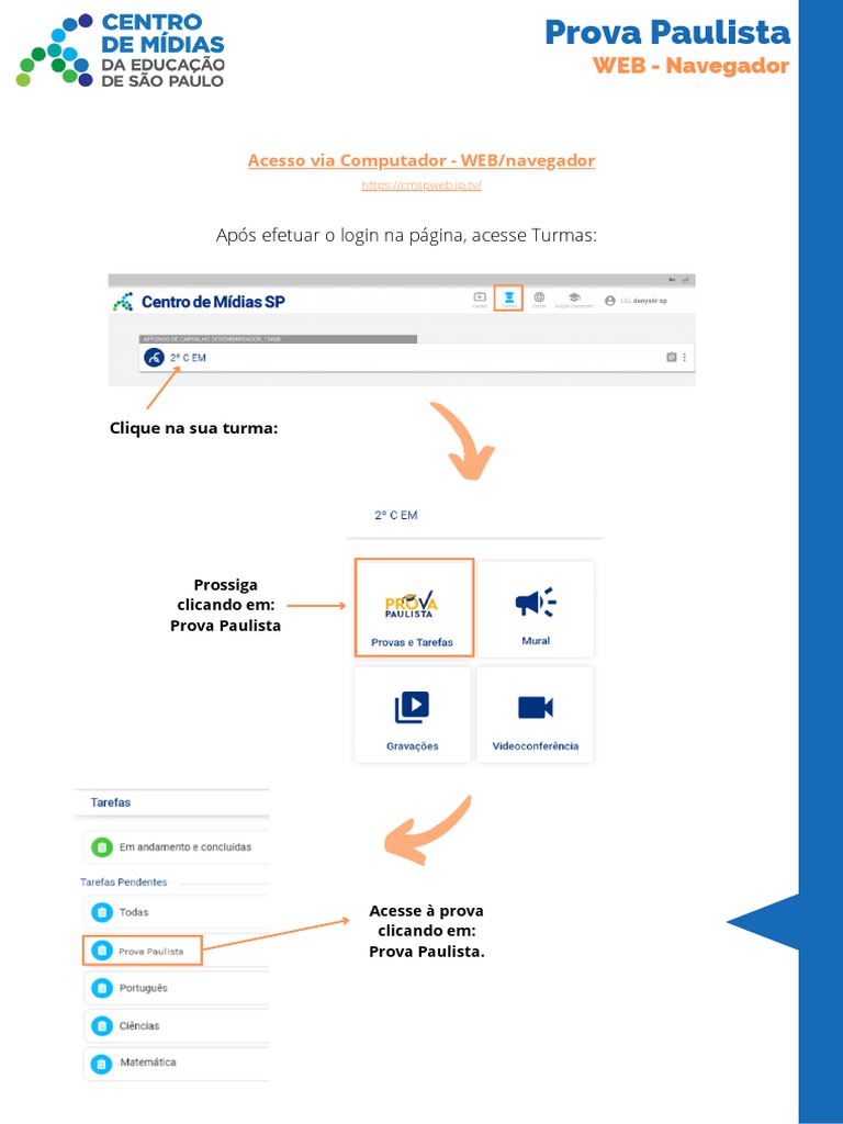 CMSP Prova Paulista WEB | PDF