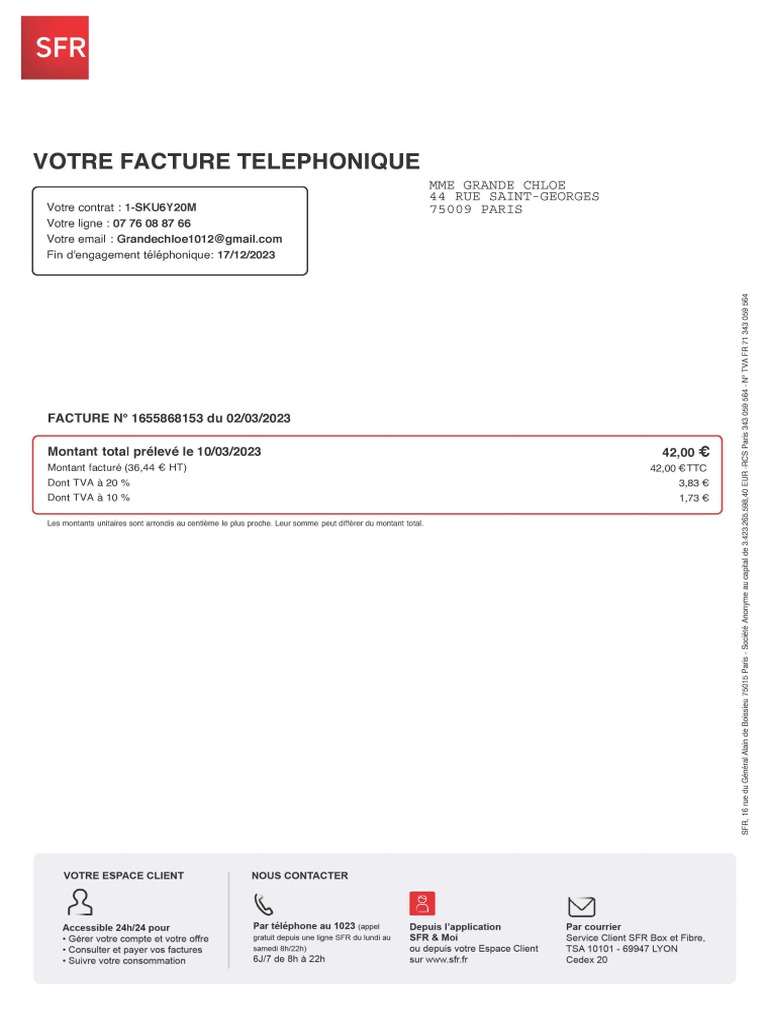 FACTURE SFR CHLOE_Page_1 | PDF