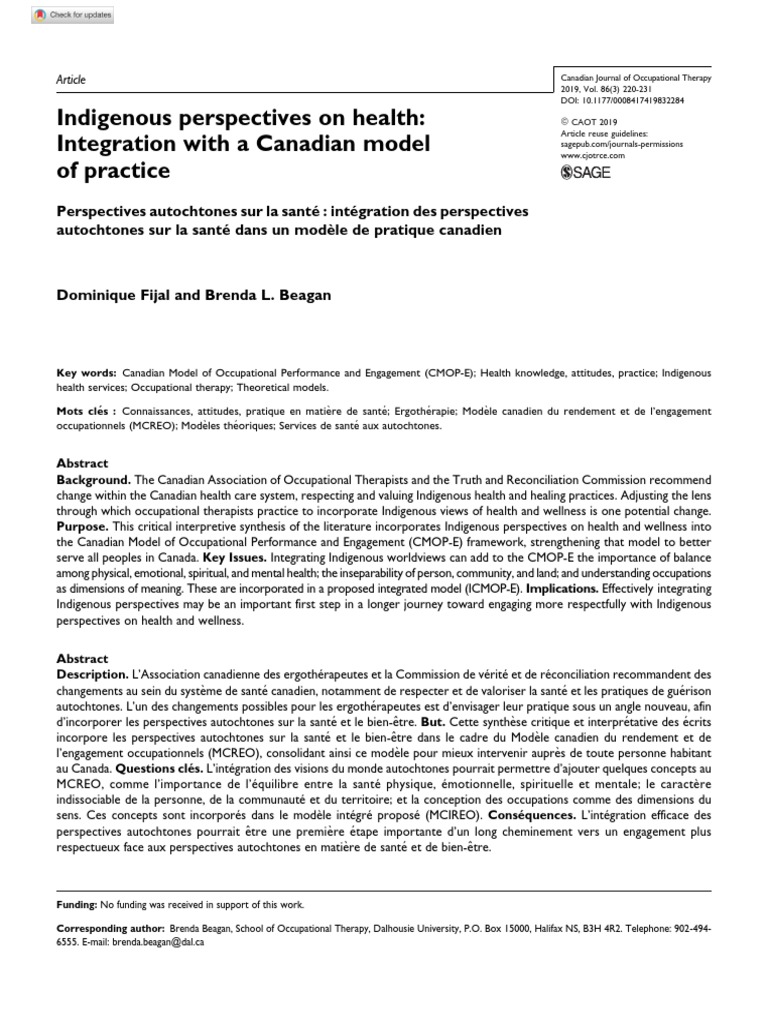 Canadian Model and Its Relation With Indigenous Poblation | PDF ...