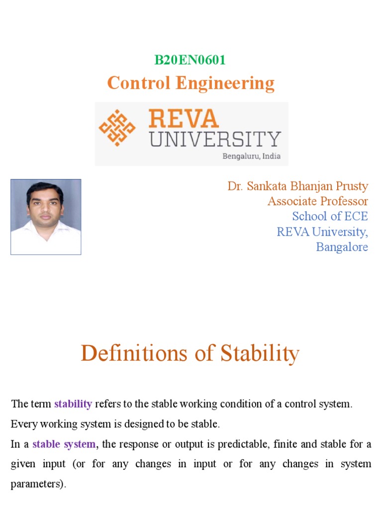 Control System Stability Guide | PDF | Stability Theory | Convolution