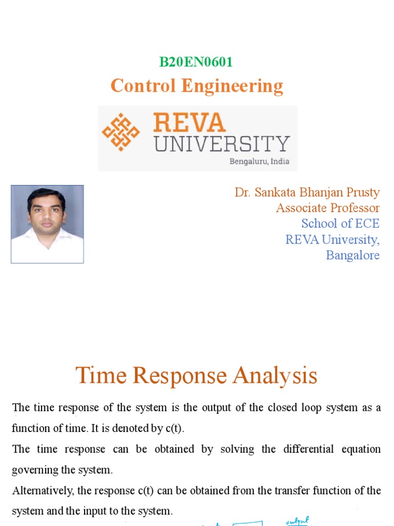 CE - Unit 2 - Time Response of System and Time Domain Specifications | PDF | Applied Mathematics ...