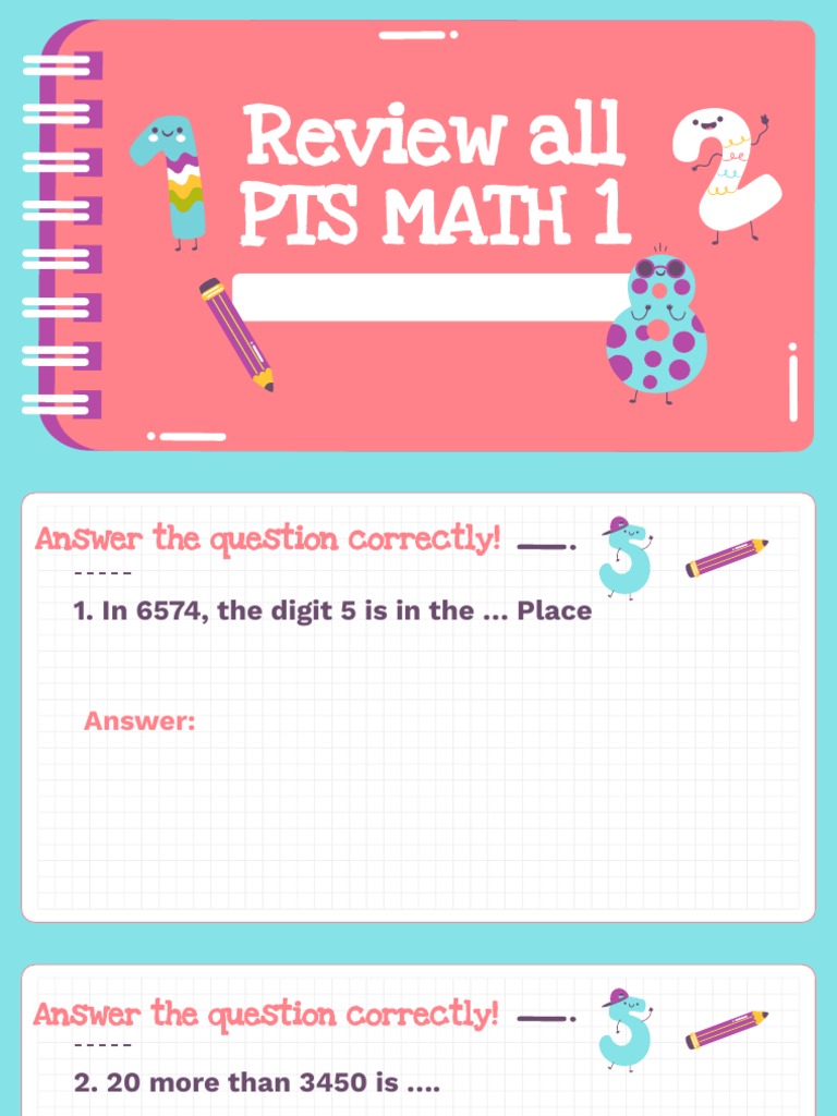 Review All Pts Math 1 | PDF