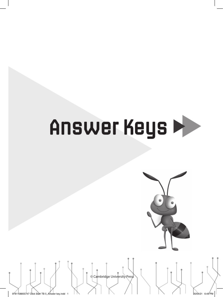 Click Start TB 5 Answer Key | PDF | Computer Network | World Wide Web