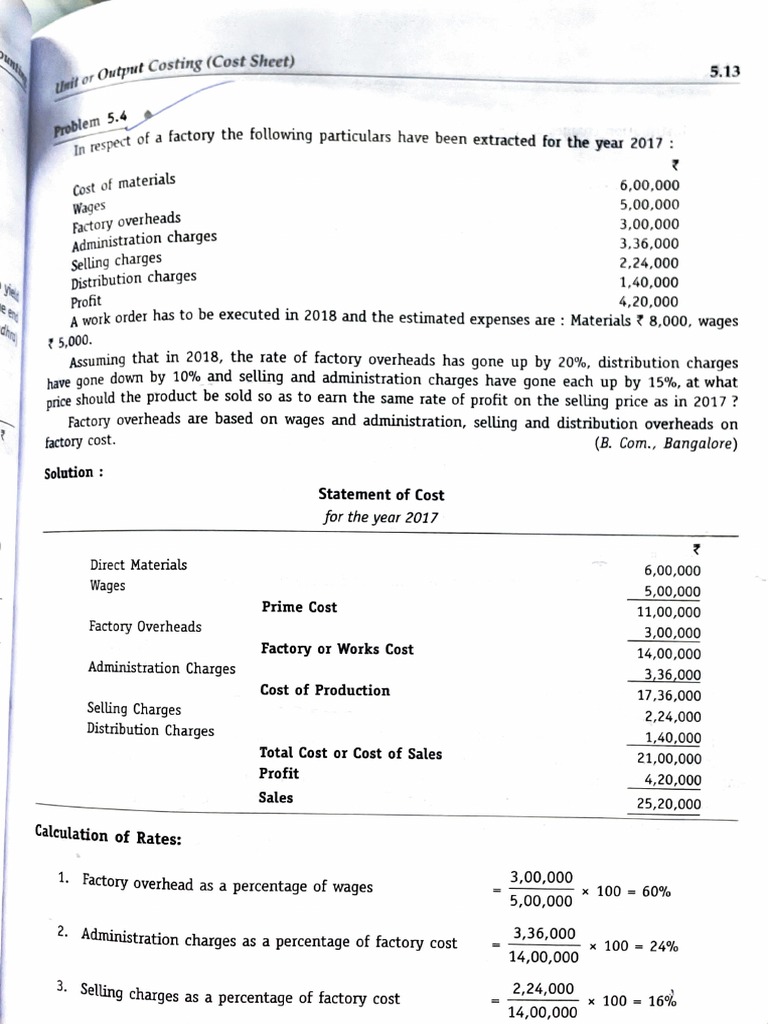 Unit Costing Lecture 2 | PDF | Cost | Cost Of Goods Sold