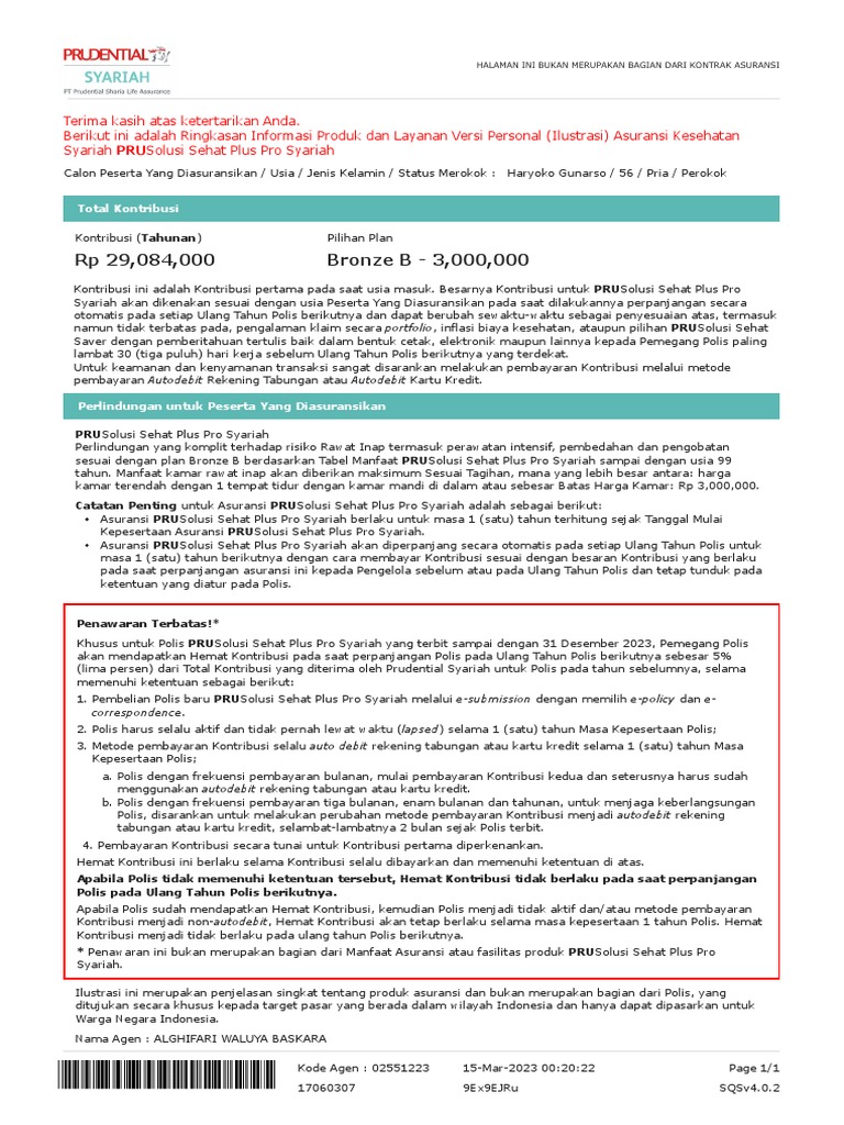 Form Prudential | PDF
