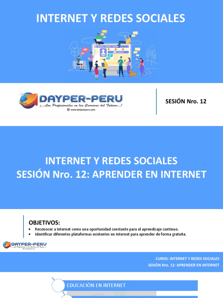 S12 - Resumen - Aprender en Internet | PDF | Internet | Informática