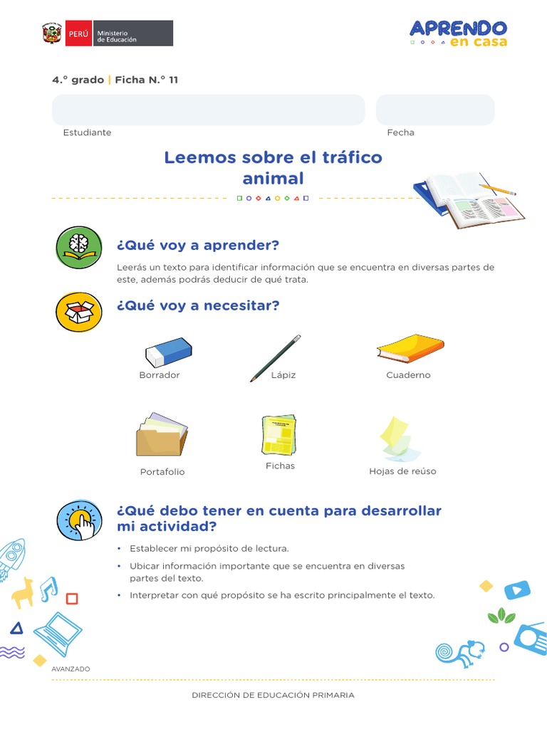 Leemos Trafico Animal | PDF | Estudios de idiomas extranjeros