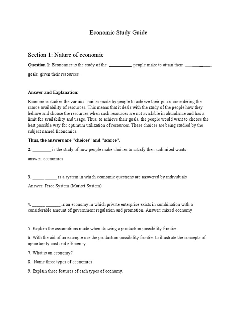 Economic CSEC Study Guide | Download Free PDF | Economics | Monopoly