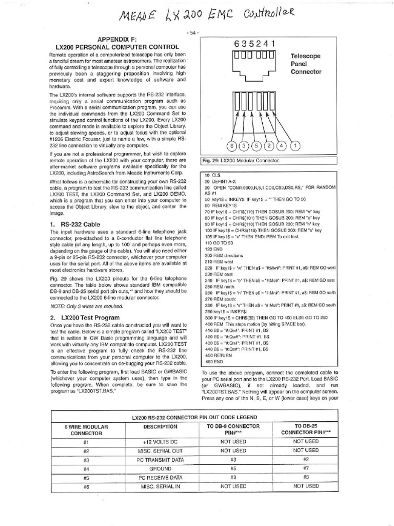 LX200 Telescope Remote Control Guide | PDF | Office Equipment | Equipment
