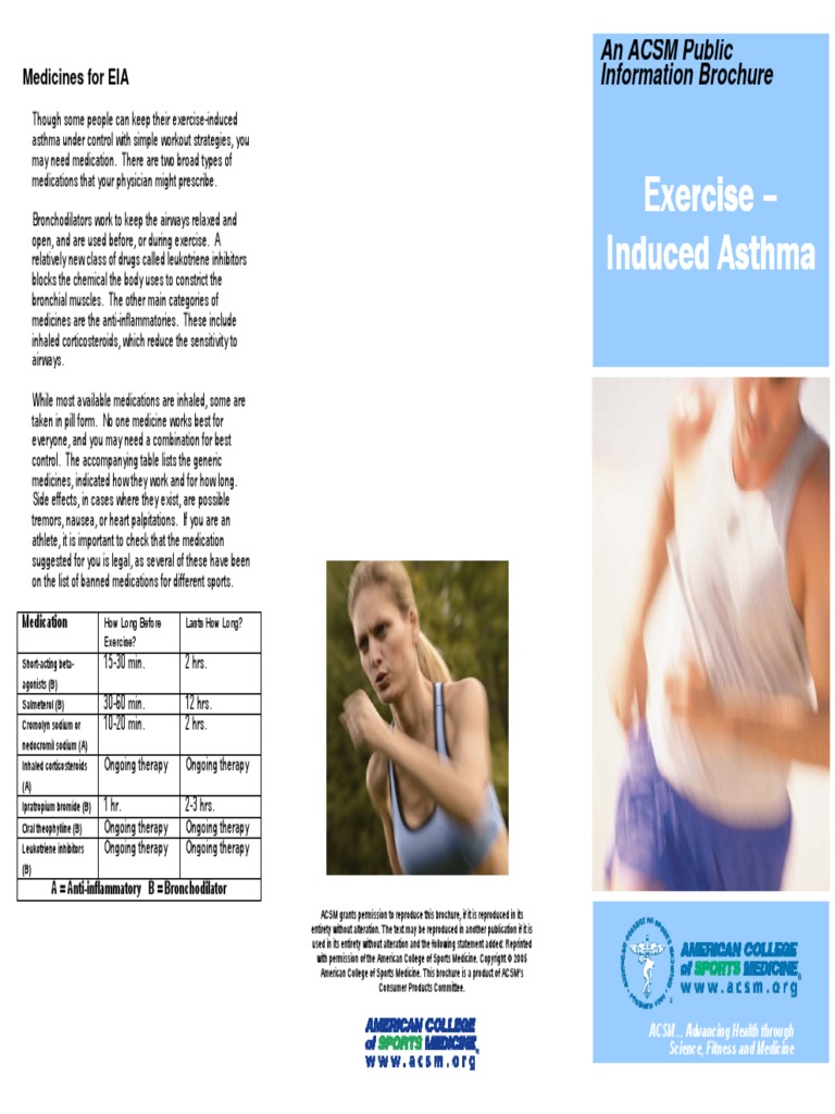 Exercise - Induced Asthma | PDF | Asthma | Causes Of Death