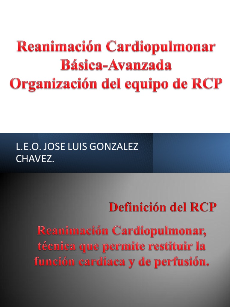 RCP Avabzado | PDF | Reanimación cardiopulmonar | Paro cardíaco