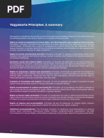 The Yogyakarta Principles | PDF | Human Rights | Discrimination