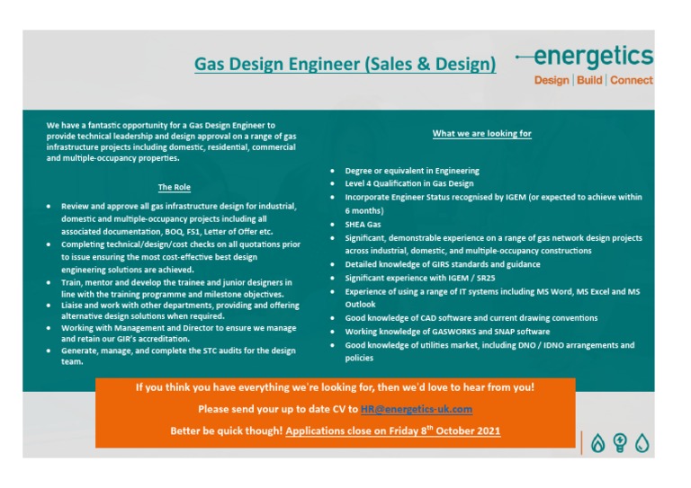 Gas Design Engineer | PDF