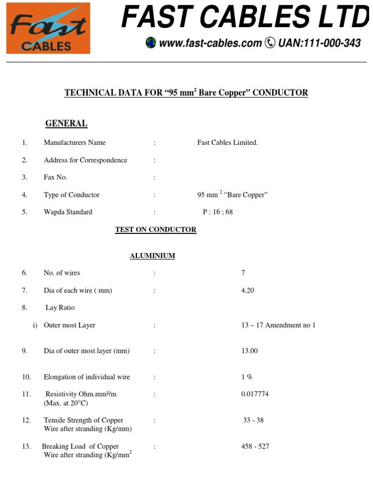 95 MM Bare Copper (W) | PDF