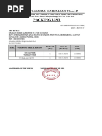 Packing Declaration Template | PDF | Packaging And Labeling | Consumer ...