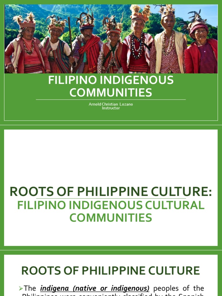 Roots of Philippine Indigenous Cultural Communities | PDF | Ethnicity ...