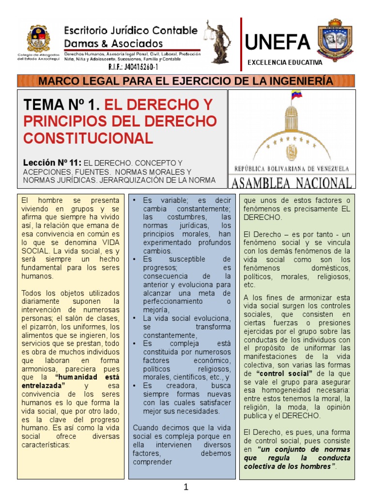Conceptos Clave del Derecho y Normas | PDF | Constitución | Justicia
