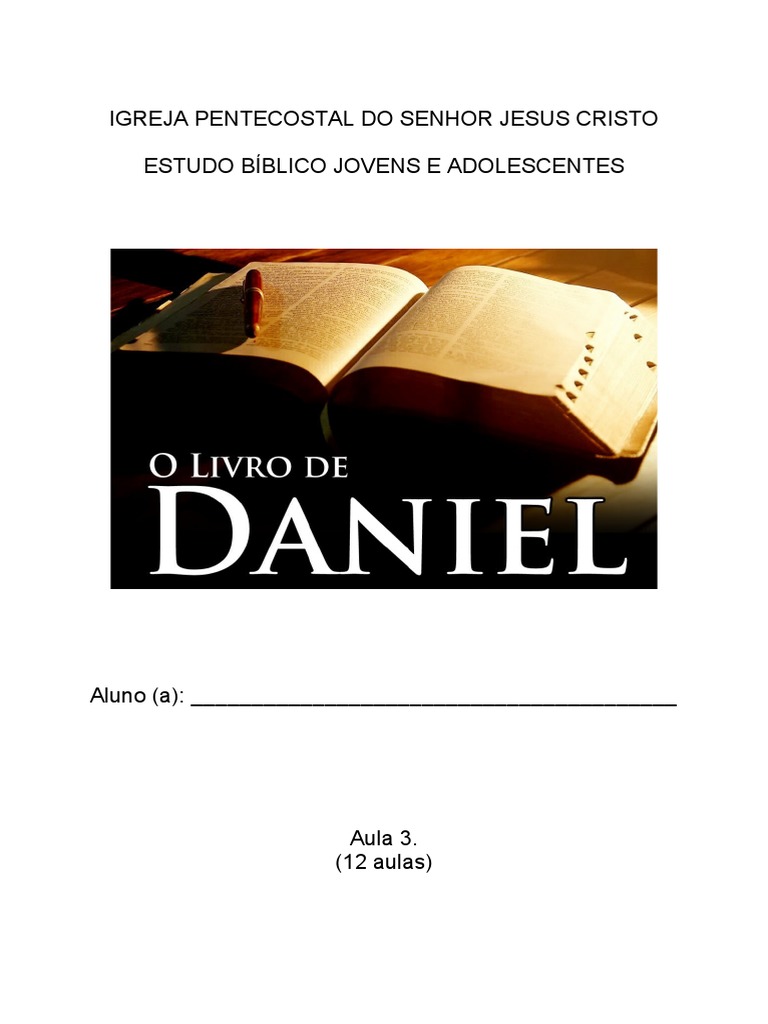 Daniel - 1 | PDF | Daniel (personagem Bíblica) | Sadraque, Mesaque e ...
