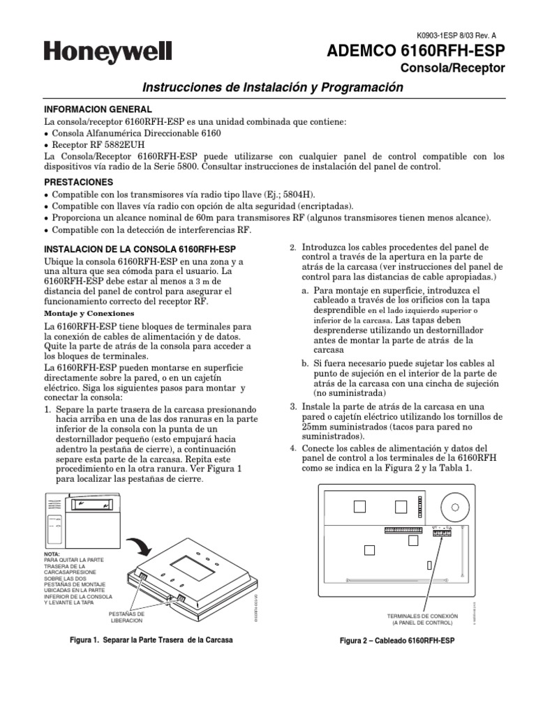 Ademco | PDF | Radio | Pantalla de cristal líquido