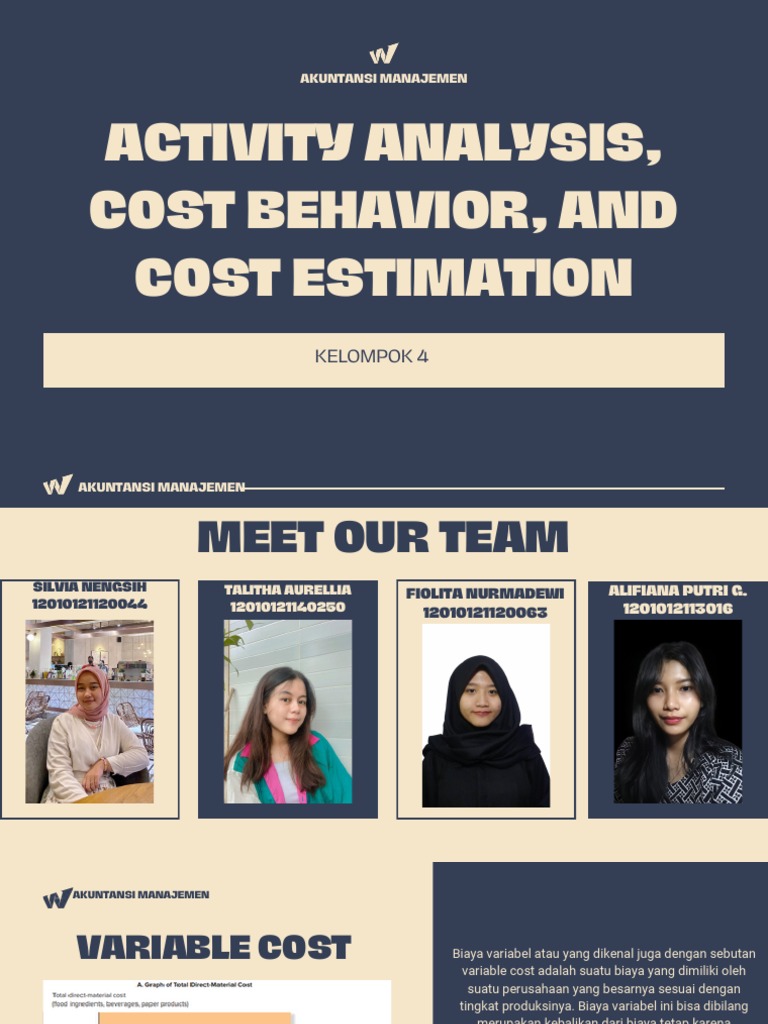 Kelompok 4 Activity Analysis Cost Behavior And Cost Estimation Pdf