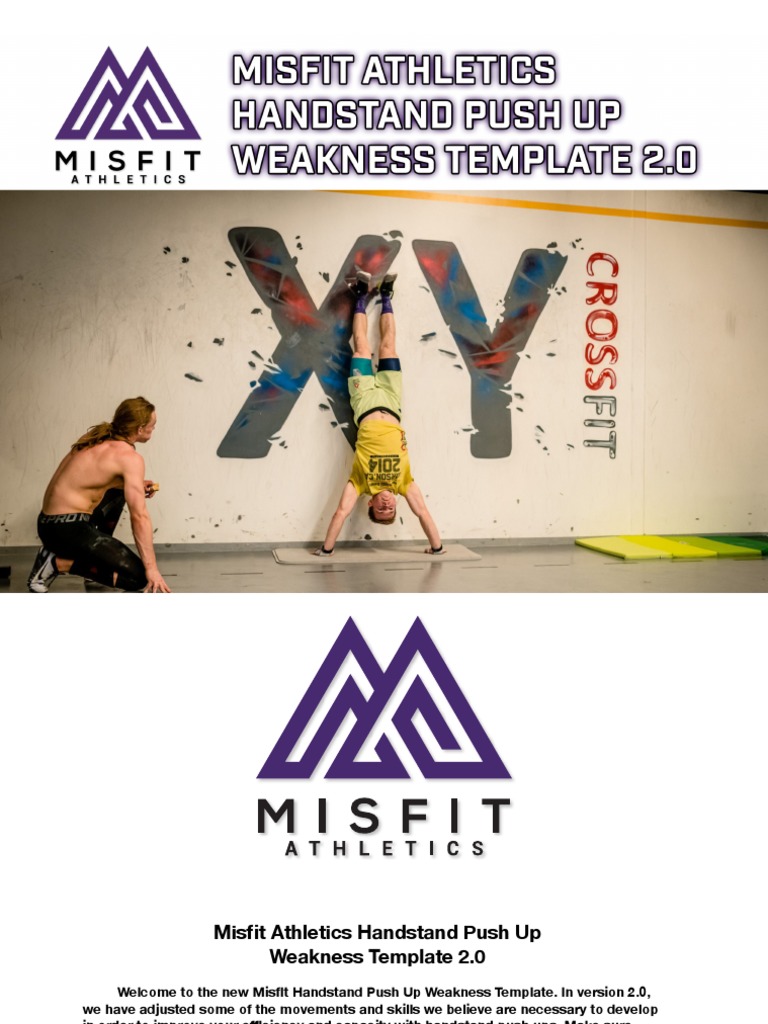 Misfit Athletics Hspu Weakness Template 2.0 | PDF | Shoulder | Arm