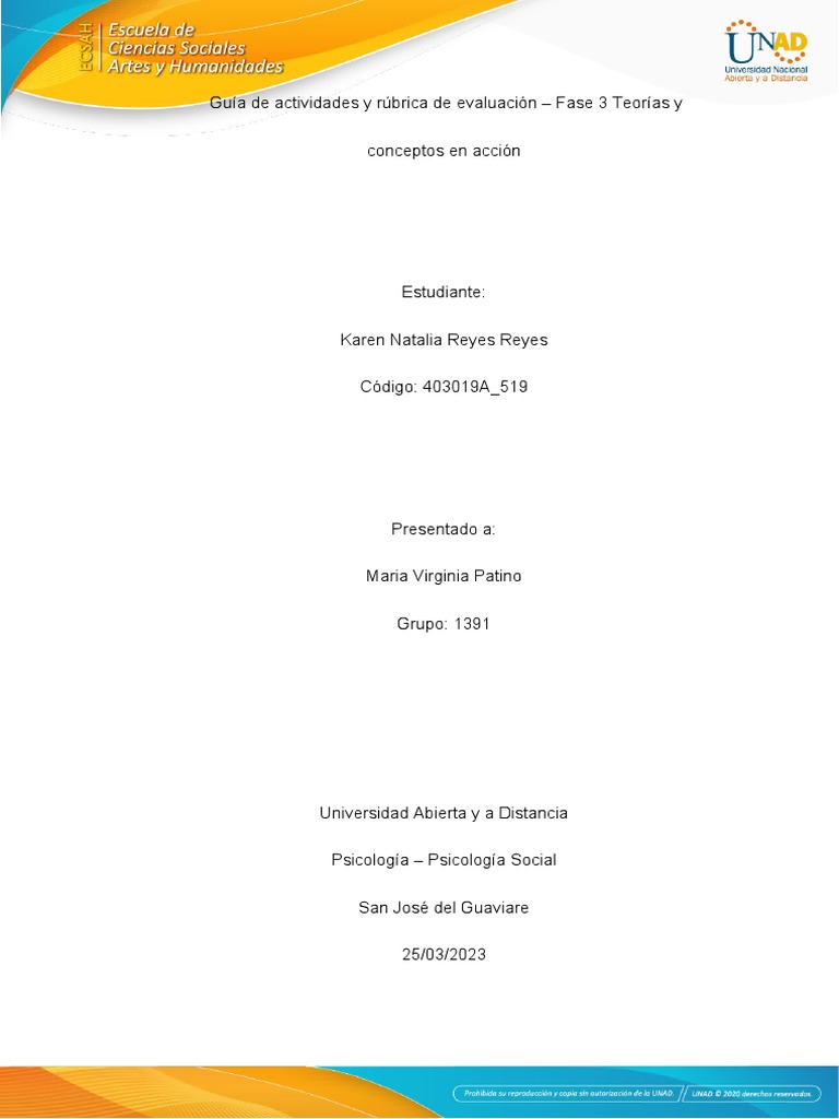 Anexo 1 - Formato Fase 3 - Teorias y Conceptos en Accion. | PDF ... Anexo 1 - Formato Fase 3 - Teorias y Conceptos en Accion. | PDF ...