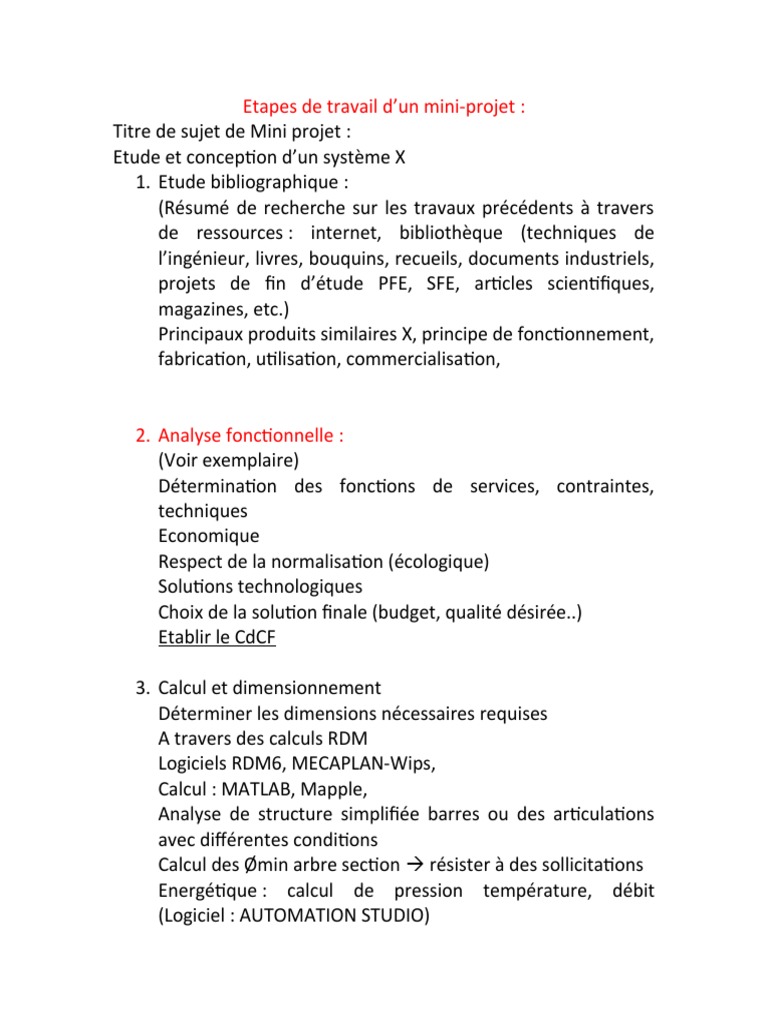 Étapes de Miniprojet | PDF | Ordinateurs
