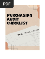 Treasury Audit Checklist Guide | PDF | Audit | Regulatory Compliance