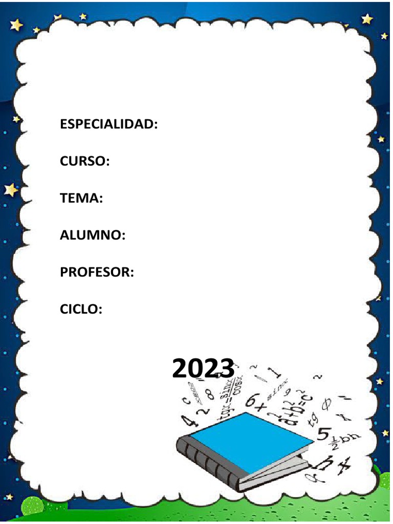 Portadas Bonitas para Varon | PDF