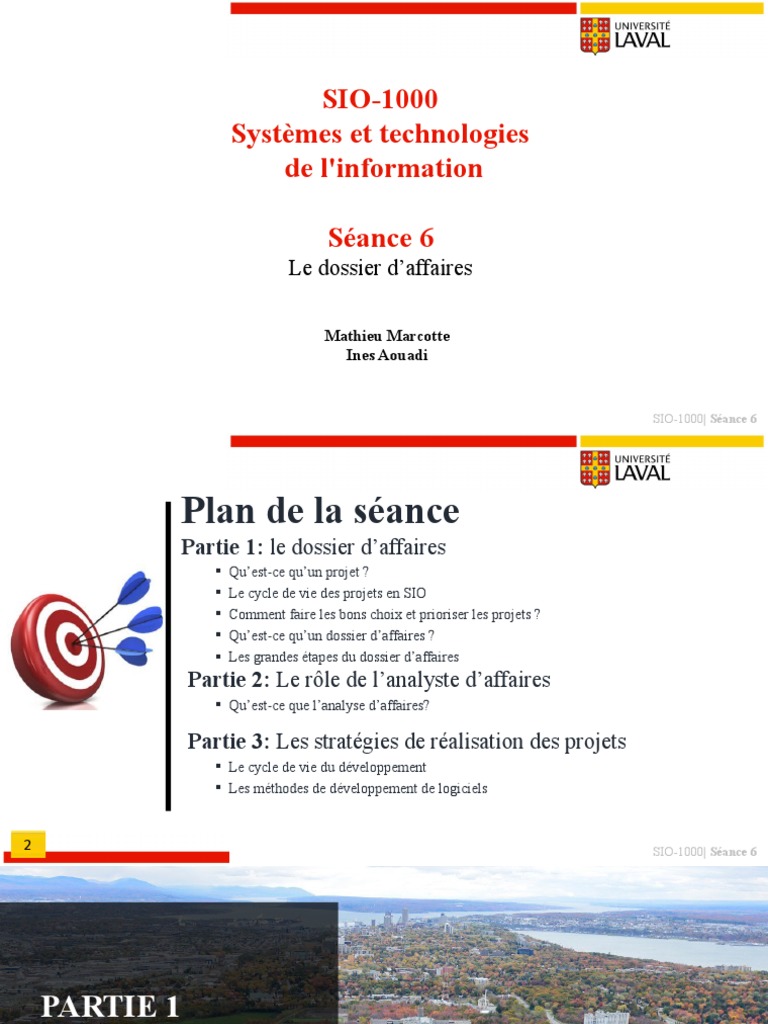 Dossier d'affaires en SIO : Guide complet | PDF | Développement de logiciel | Analyse du cycle ...