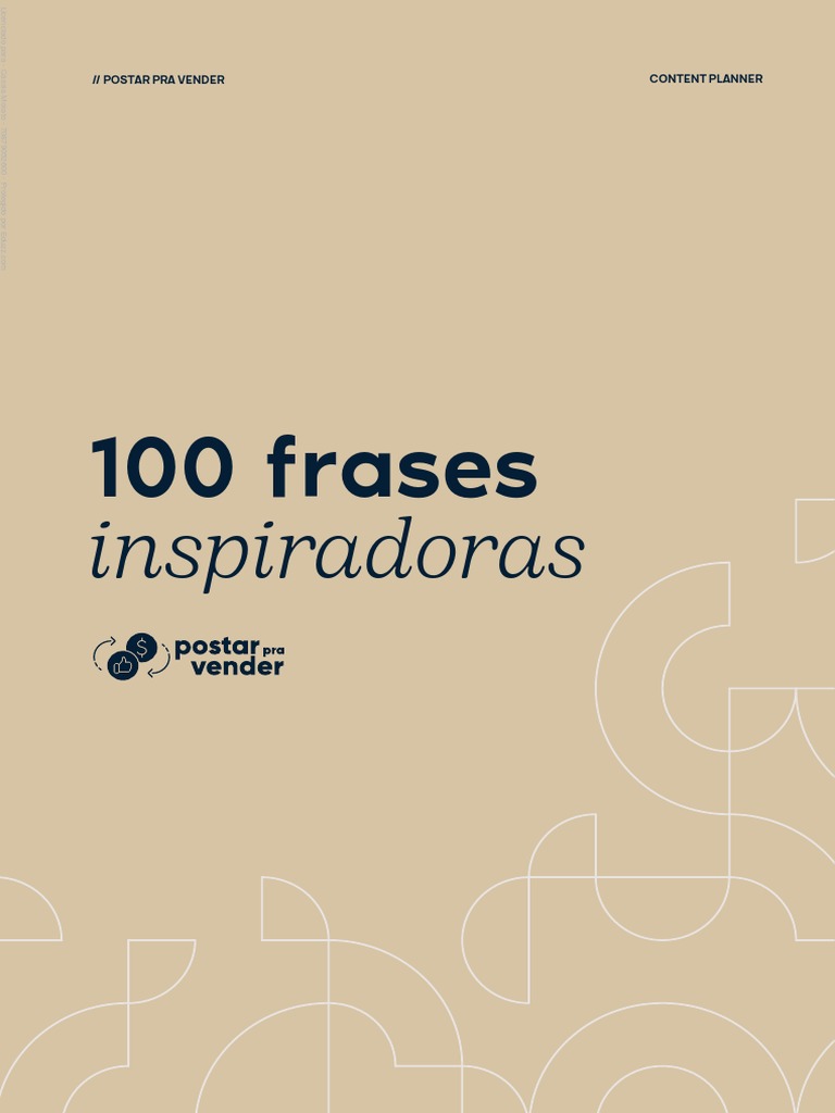 100 Frases Inspiradoras Postarpravender | PDF