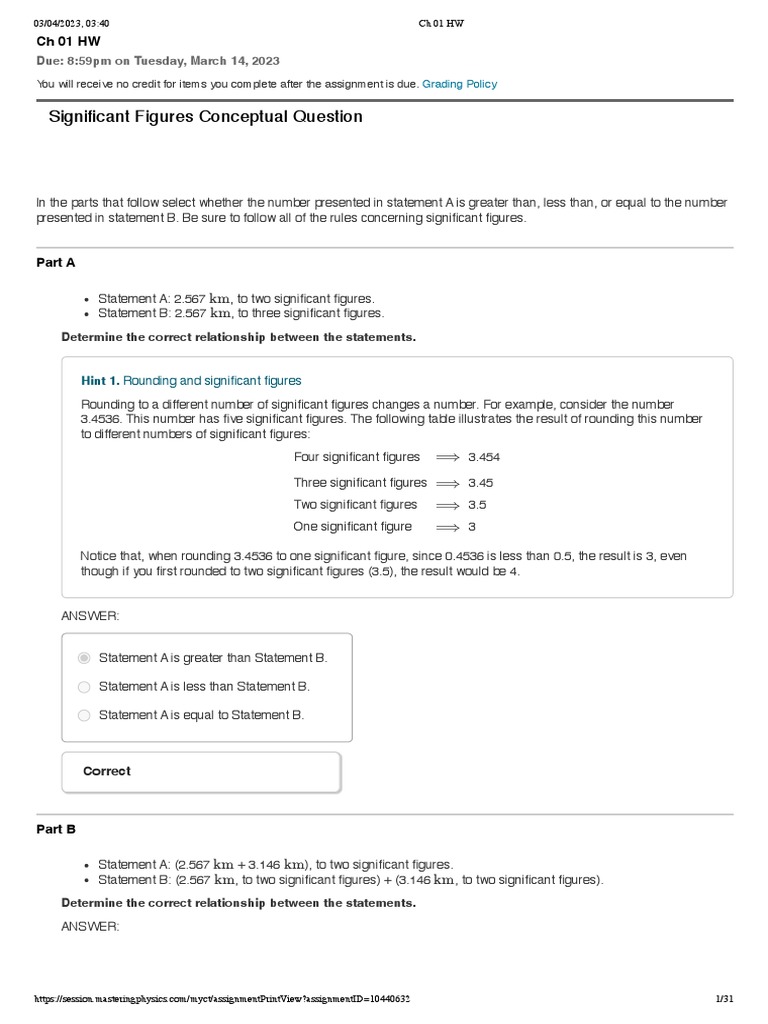 Ch 01 Hw Pdf Euclidean Vector Cartesian Coordinate System