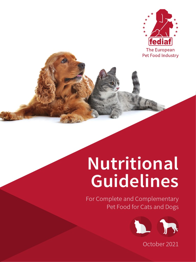 FEDIAF - Nutritional-Guidelines - Out 2021 | PDF | Nutrients | Nutrition