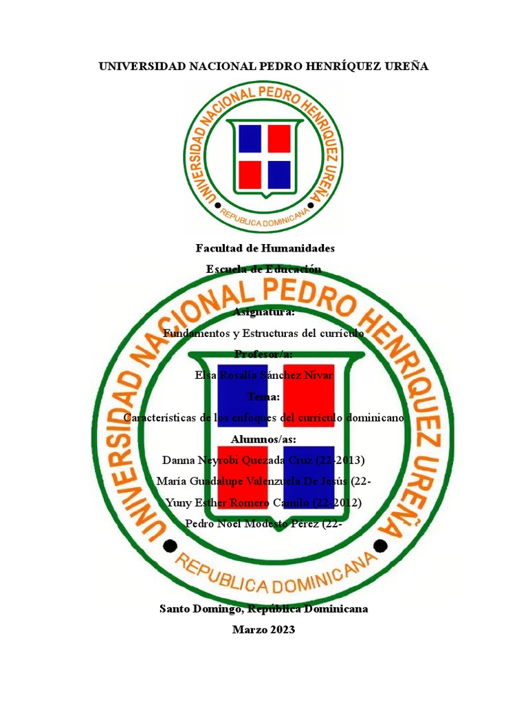 Conociendo Las Características Del Currículo Dominicano | PDF | Plan de ...