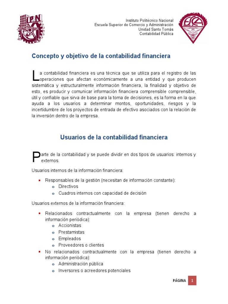 UNIDAD I. Estructura Básica de Las Normas de Información Financiera ...