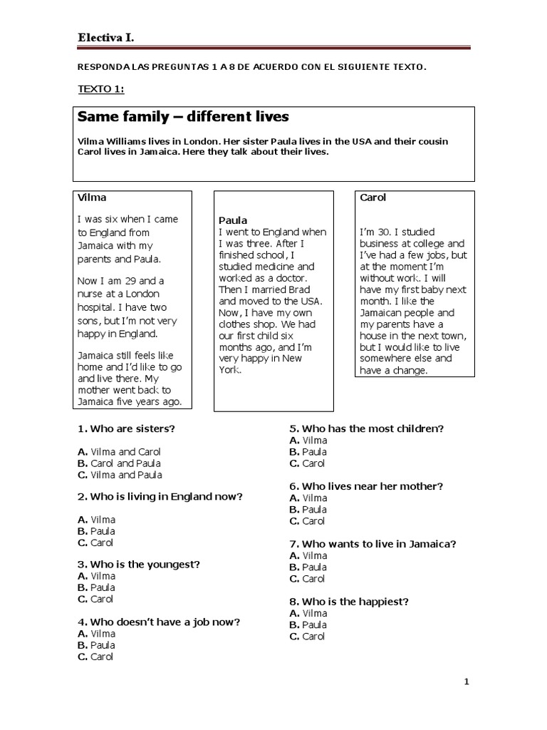 Prueba 2 Ingles | PDF
