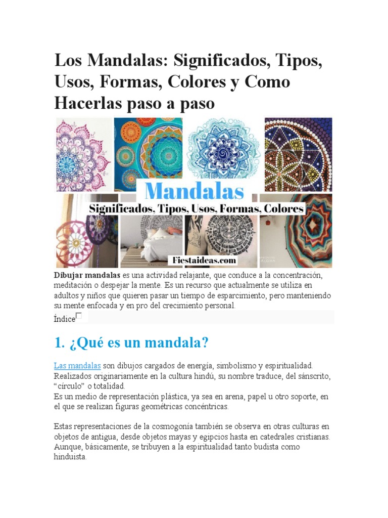Los Mandalas | PDF | Meditación | Mandala